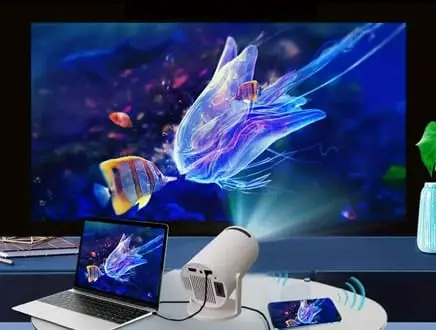 Portable CineGlow Projector – Big Screen Entertainment Anywhere